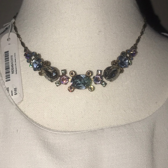 Sorrelli | Jewelry | Nwt Sorrelli Necklace Multi Faceted Color Gems ...